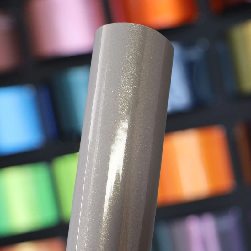 Silver Car Wrap, Best Ravoony Gloss Brilliant Silver Car Wrap - ravoony.com