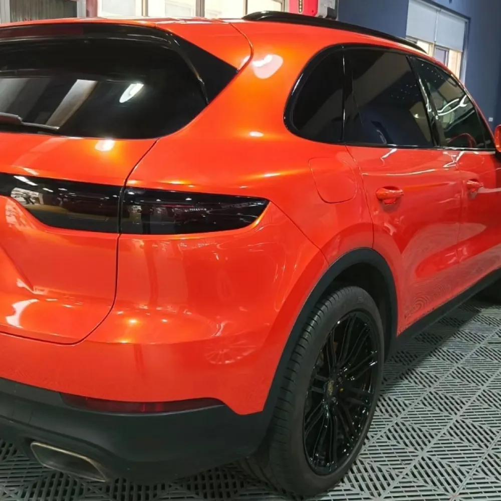 Orange Car Wrap,Best Ravoony Glossy Metal Paint Orange Car Wrap ...