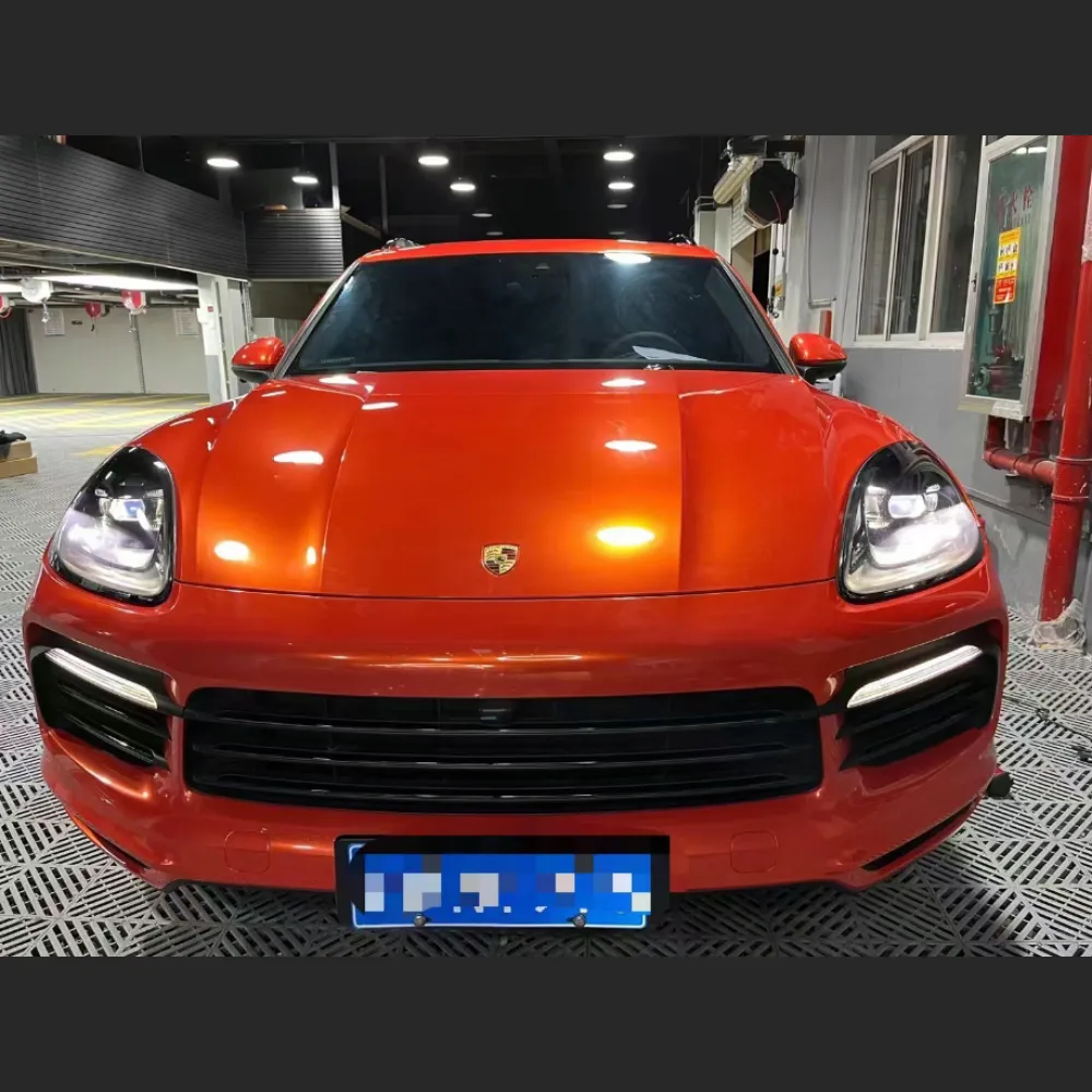 Orange Car Wrap,Best Ravoony Glossy Metal Paint Orange Car Wrap ...