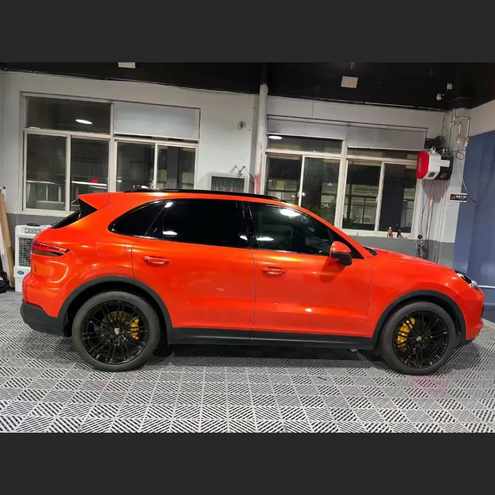 Orange Car Wrap,Best Ravoony Glossy Metal Paint Orange Car Wrap ...