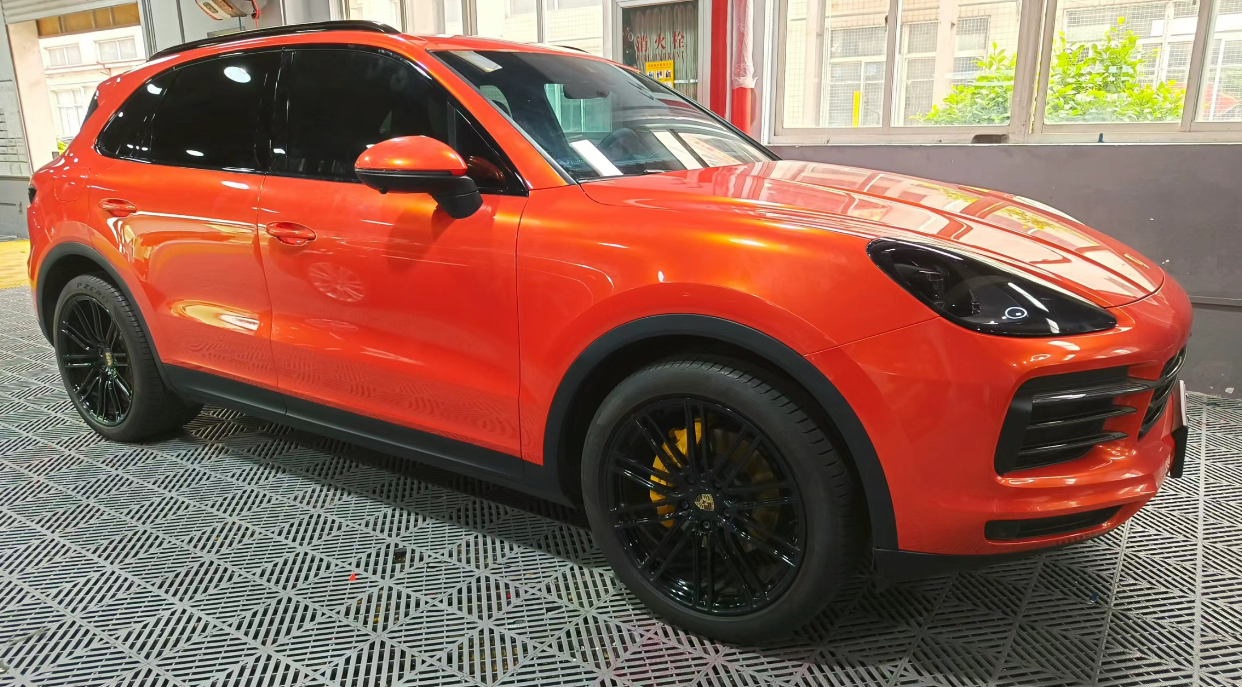Orange Car Wrap,Best Ravoony Basic Glossy Metal Paint Orange Car Wrap ...