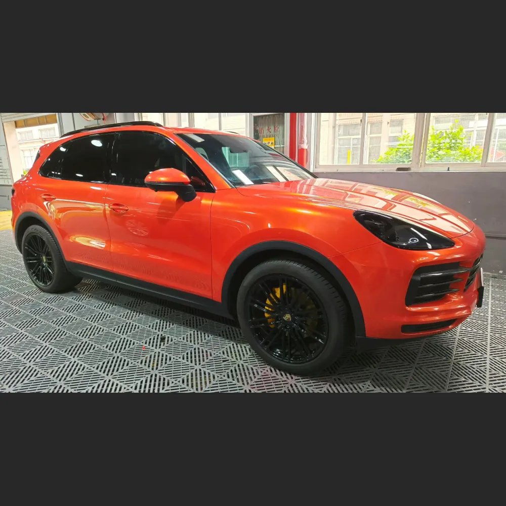 Orange Car Wrap,Best Ravoony Glossy Metal Paint Orange Car Wrap ...