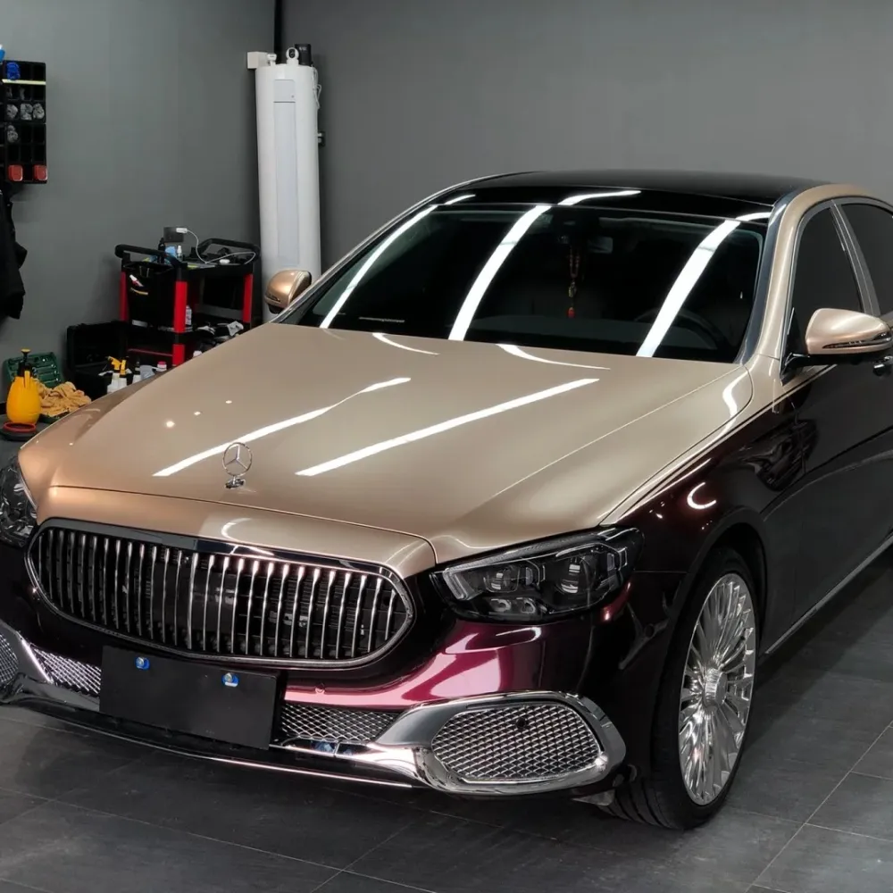 Dark Gold Car Wrap,Best Ravoony Basic Glossy Metal Champaign Dark Gold ...