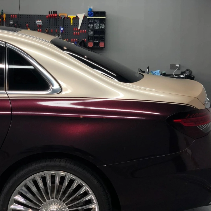 Dark Gold Car Wrap,Best Ravoony Basic Glossy Metal Champaign Dark Gold ...