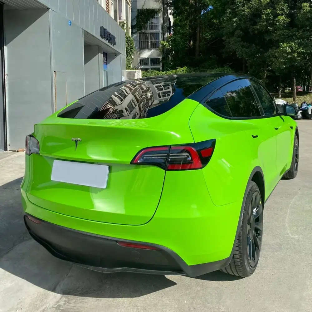 Lime Green Vinyl Wrap, Best Ravoony Pro TPU Lime Green Vinyl Wrap ...
