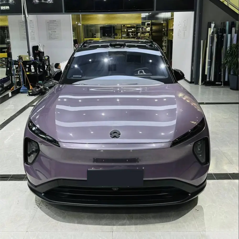 Purple Car Wrap, Best Ravoony Plus Glossy Spiritual Realm Purple Car ...
