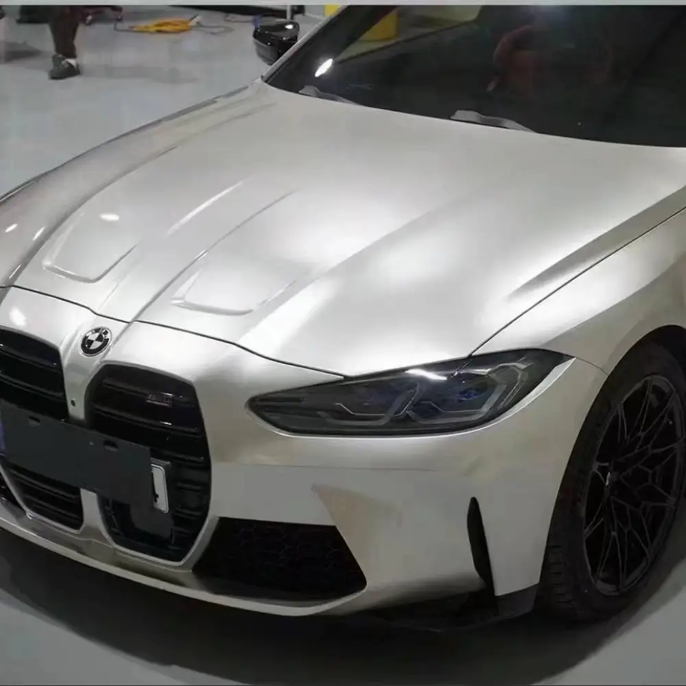 Gold Car Wrap, Best Ravoony Plus Glossy Metal Champaign Light Gold Car ...