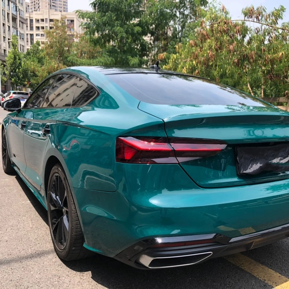 Green Vinyl Car Wrap,Best Ravoony Basic Audi Gloss Goodwood Green Vinyl ...