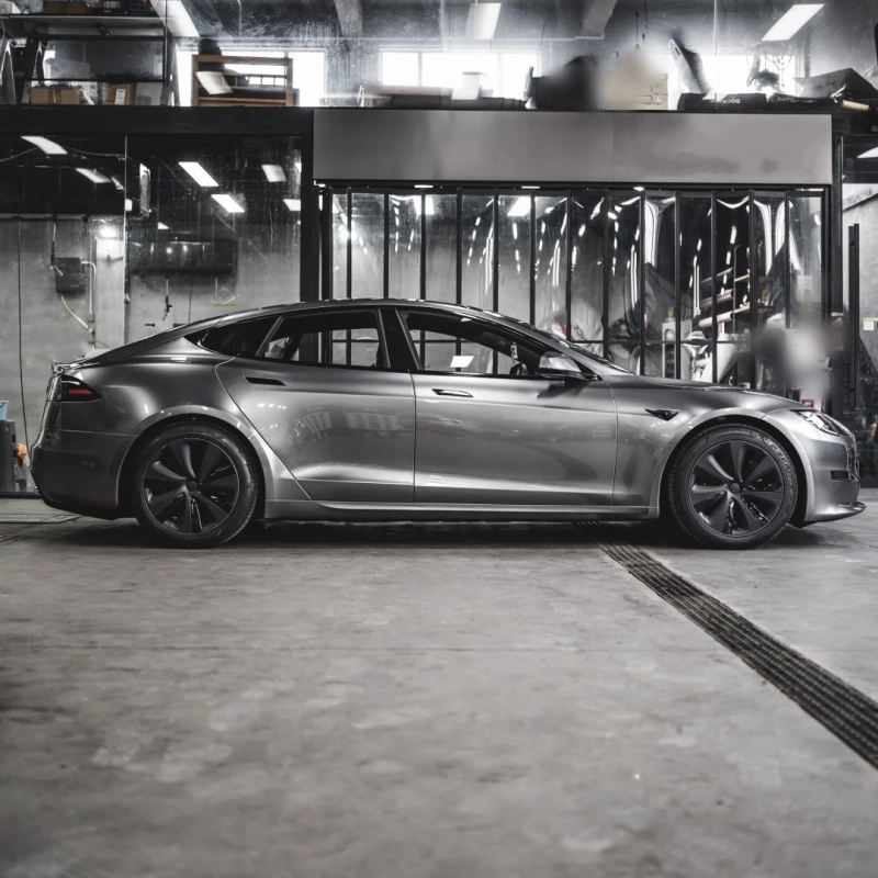 Silver Car Vinyl Wrap,Best Ravoony Basic Metal Liquid Silver Car Vinyl ...