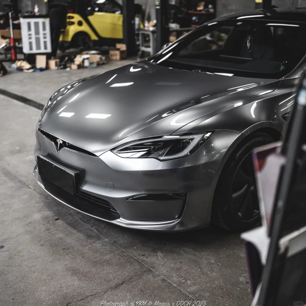 Silver Car Vinyl Wrap,Best Ravoony Basic Metal Liquid Silver Car Vinyl ...