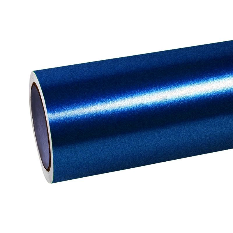 Navy Blue Vinyl Wrap, Ravoony Plus Pure Metallic Navy Blue Vinyl Wrap ...
