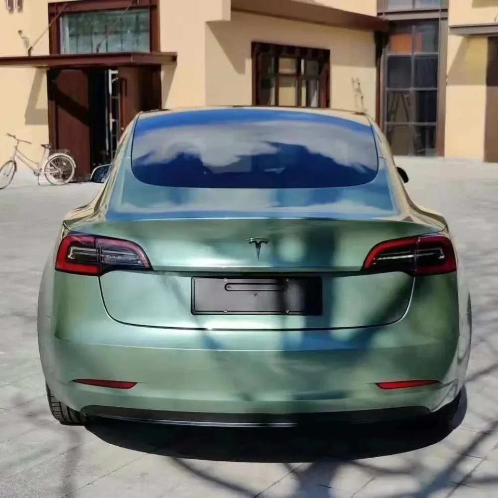 Green Vinyl Car Wrap,Best Ravoony Basic Ferrari Gloss Verde Francesca ...