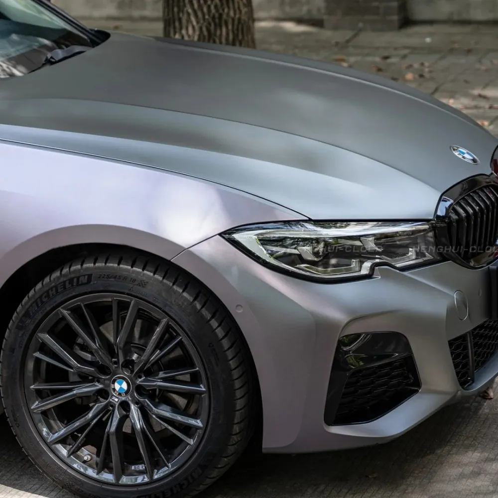 Grey Purple Car Wrap,Best Ravoony Basic NIO Gloss Capri Purple Grey Car ...