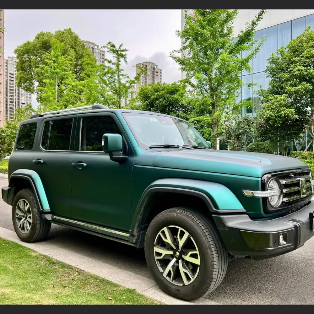 Matte Green Car Wrap, Best Ravoony Plus Ultimate Flat Magic Green Car ...