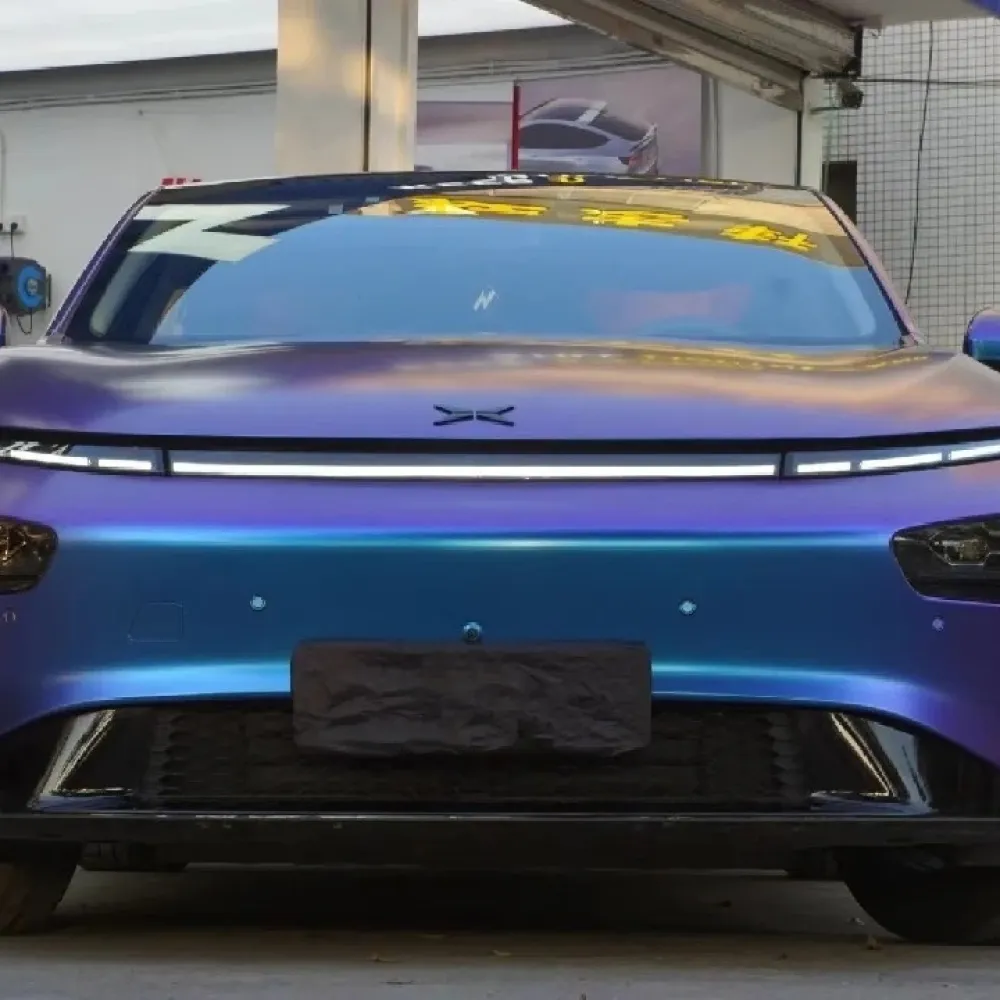 Blue Purple Car Wrap,Best Ravoony Basic Matte Auroral Blue Purple Car ...