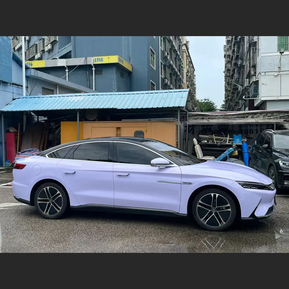 Purple Car Wrap,Best Ravoony Basic Glossy Violet Star Car Wrap ...