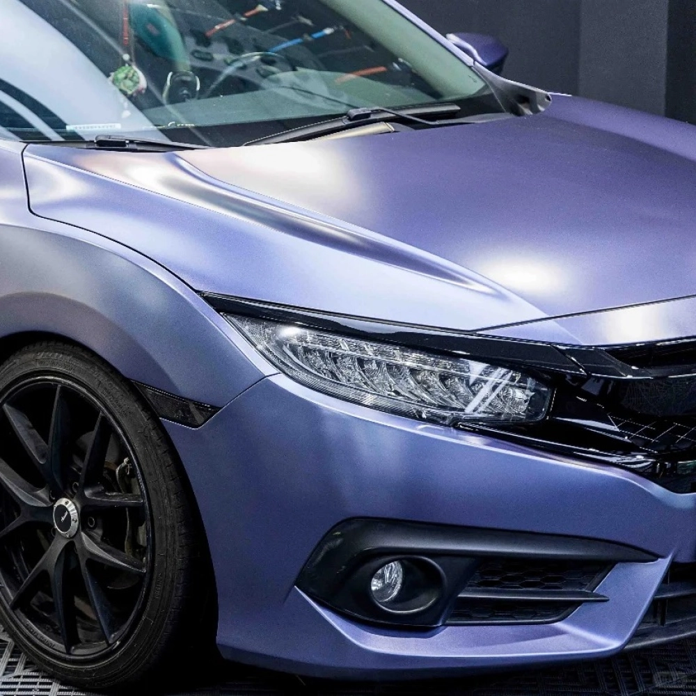 Blue Vinyl Wrap,Best Ravoony Basic Pure Metallic Midnight Blue Vinyl ...