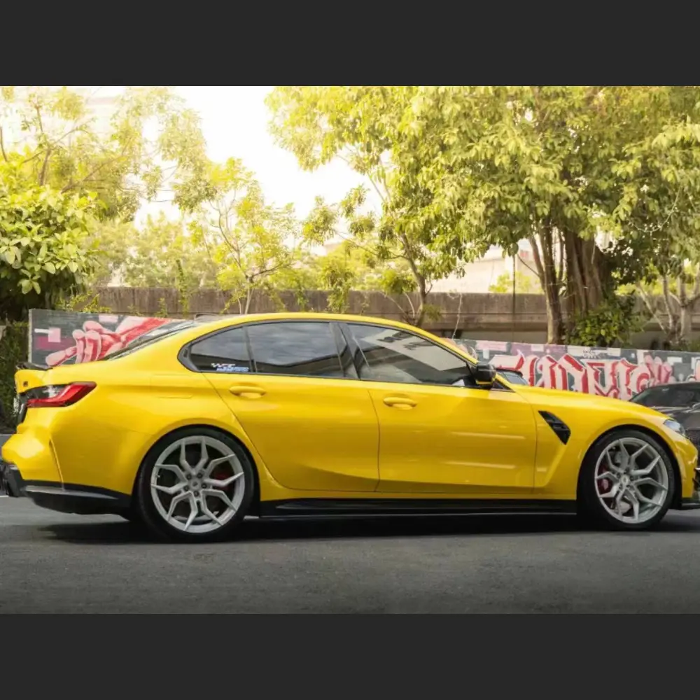 Light Sunflower Yellow Vinyl Wrap, Best Ravoony Pro TPU Signal Yellow ...