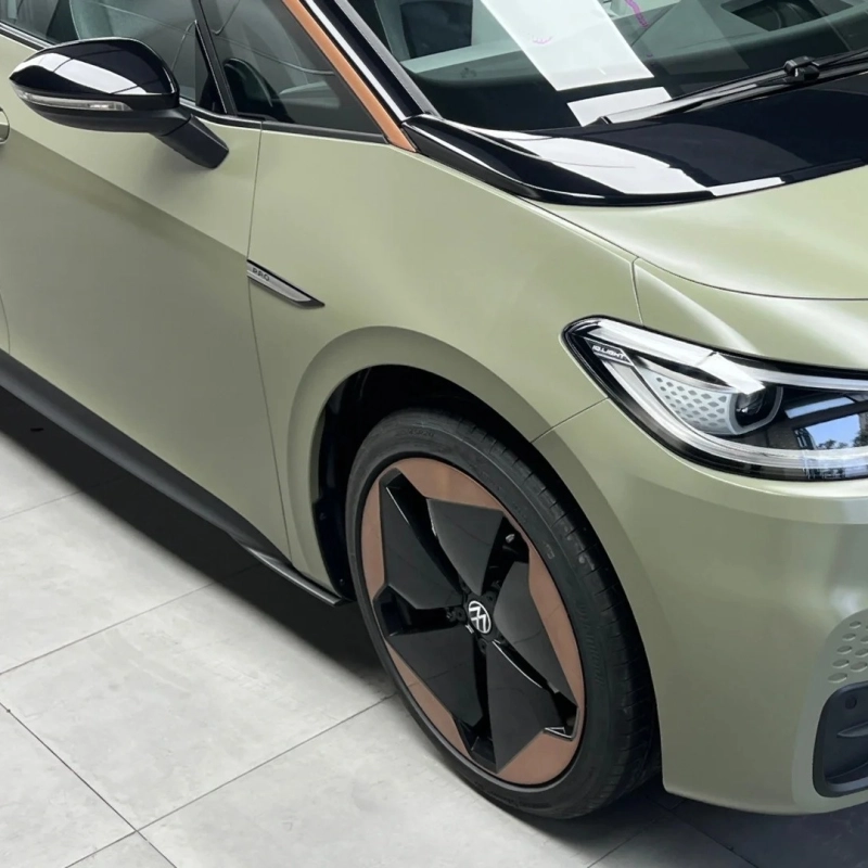 Khaki Green Car Vinyl Wrap,Best Ravoony Basic Ultra-Matte Ceramic Khaki ...