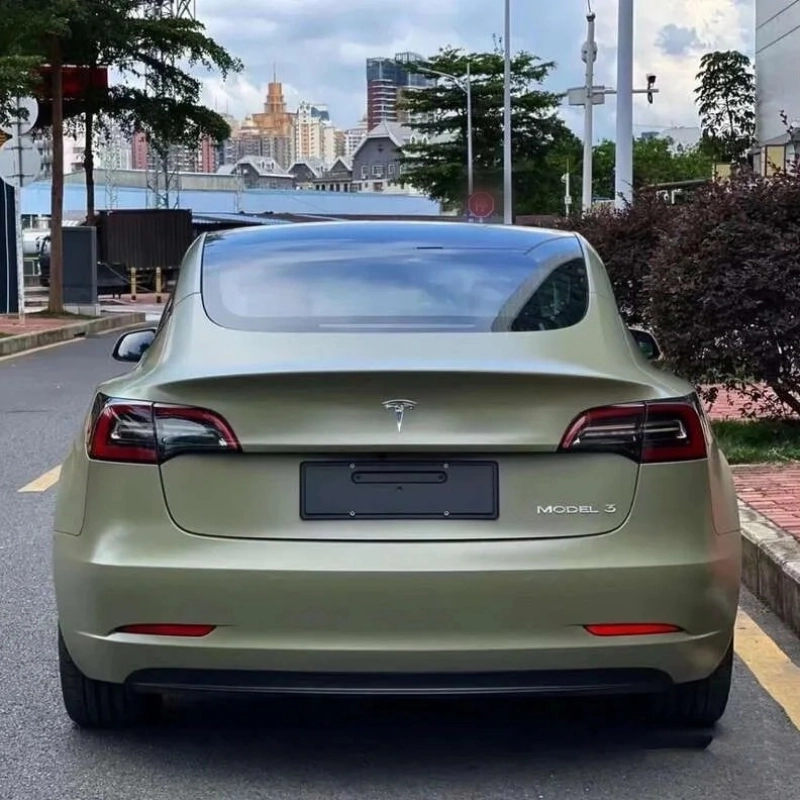 Khaki Green Car Wrap, Best Ravoony Plus Ultra-Matte Ceramic Khaki Green ...