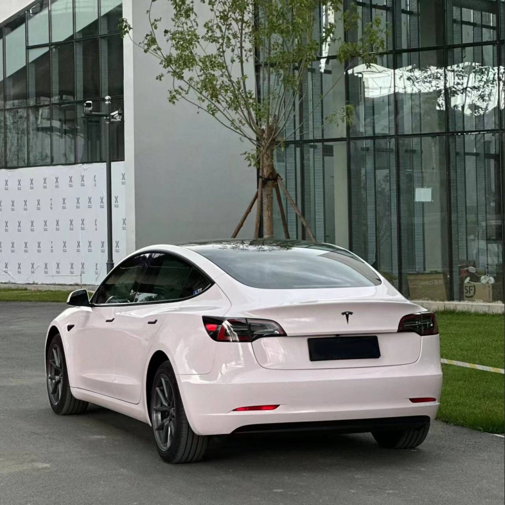 Pink Car Vinyl Wrap, Best Pro TPU Glossy Mary Kay Pink Car Vinyl Wrap ...