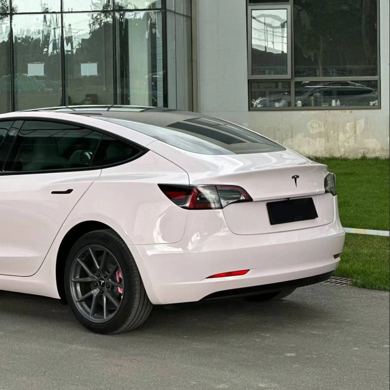Pink Car Vinyl Wrap, Best Pro TPU Glossy Mary Kay Pink Car Vinyl Wrap ...