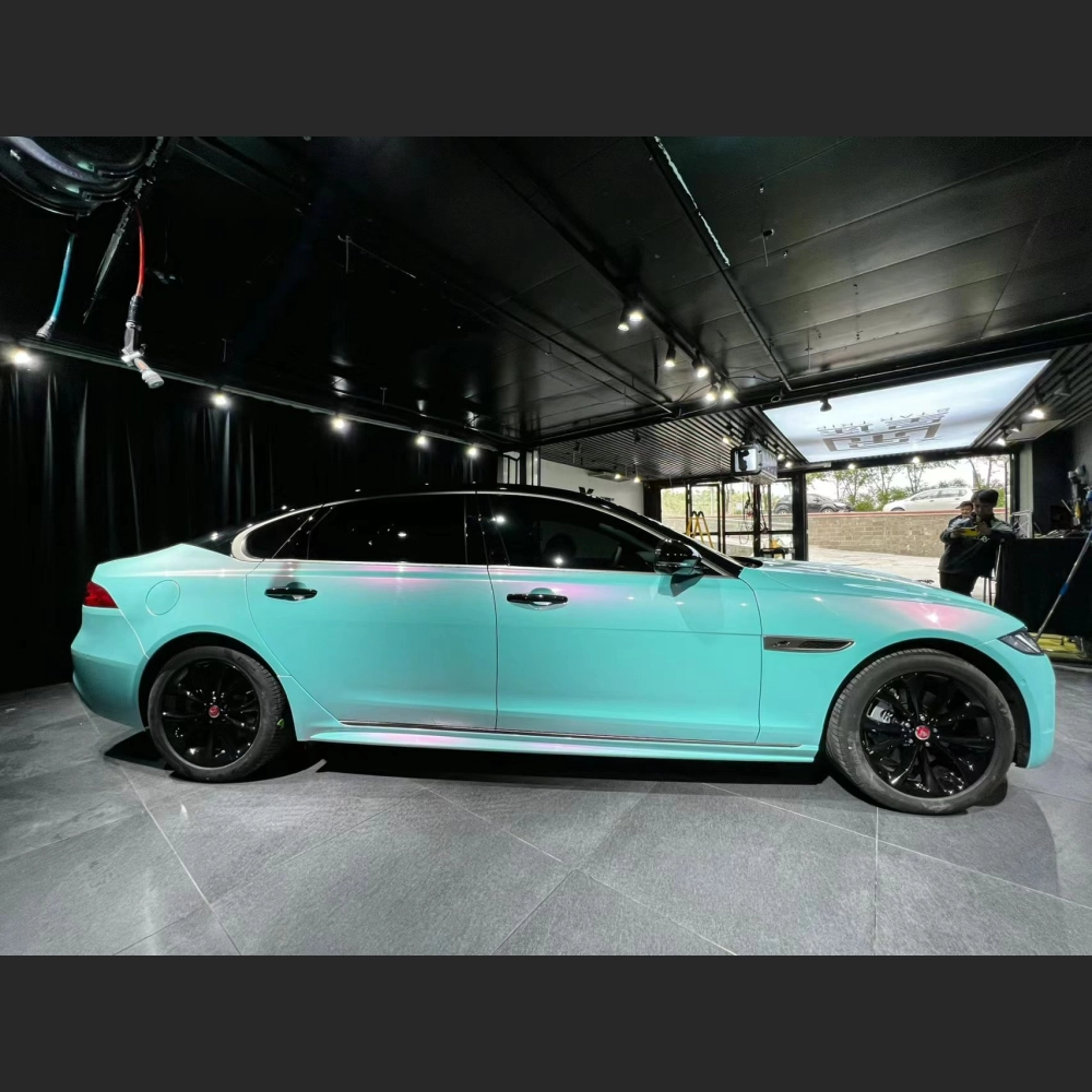 Tiffany Car Vinyl Wrap, Best Ravoony Plus Glossy Metallic Racing ...