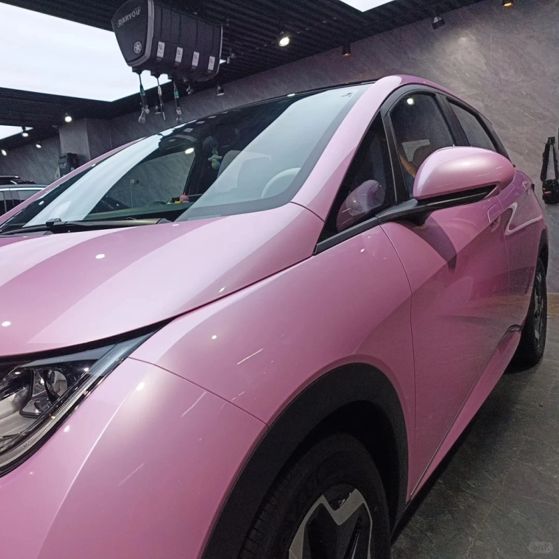 Cherry Pink Wrap,Best Ravoony Basic Gloss Macaron Cherry Pink Vinyl Car ...