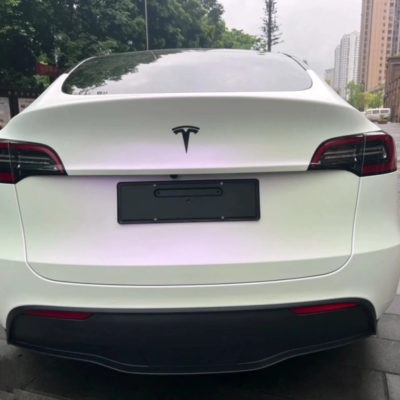 White to Purple Car Wrap,Best Ravoony Basic Pure Metallic White To ...