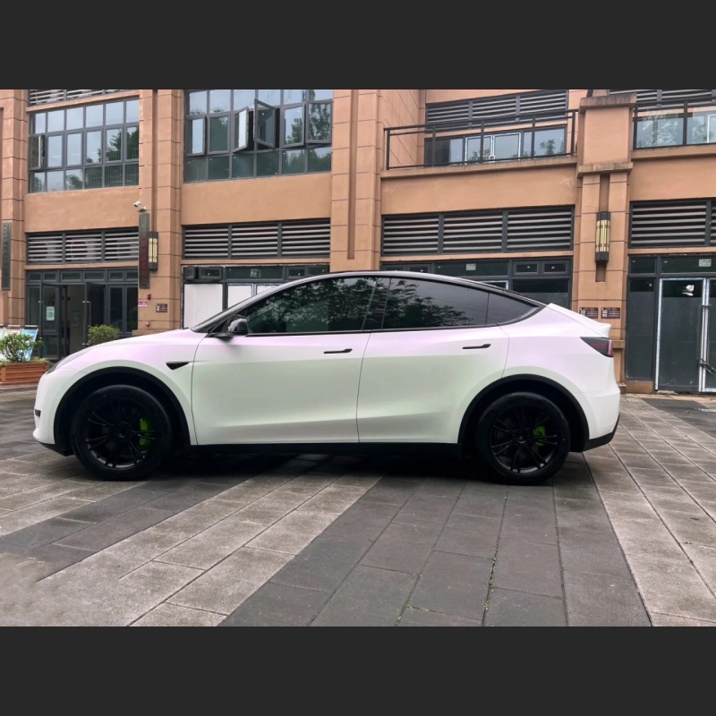 White to Purple Car Wrap,Best Ravoony Basic Pure Metallic White To ...