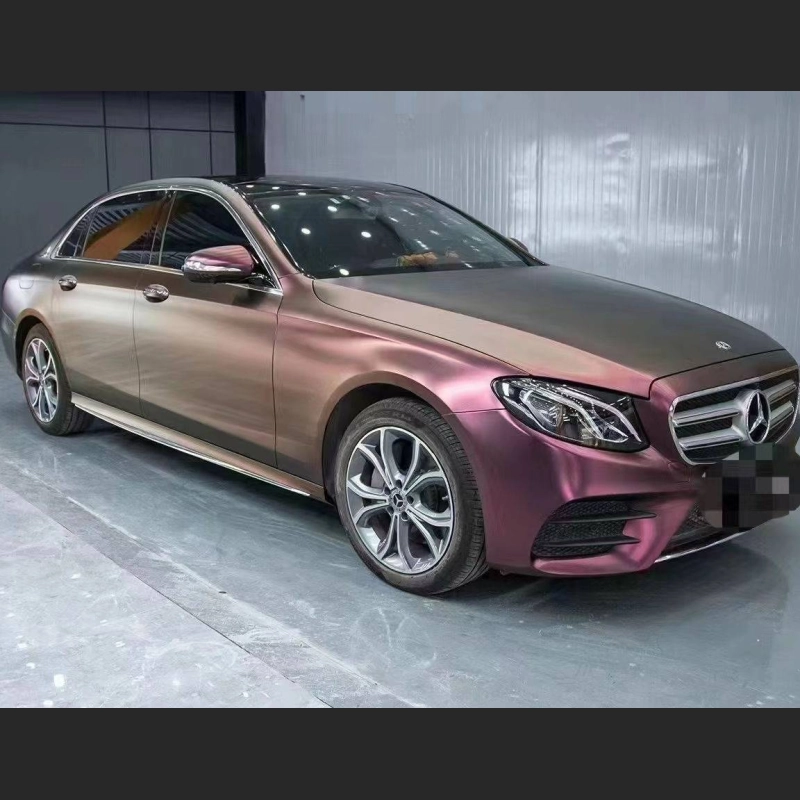 Brown Red Car Wrap,Best Ravoony Plus Matte Diamond Night Brown Red Car ...