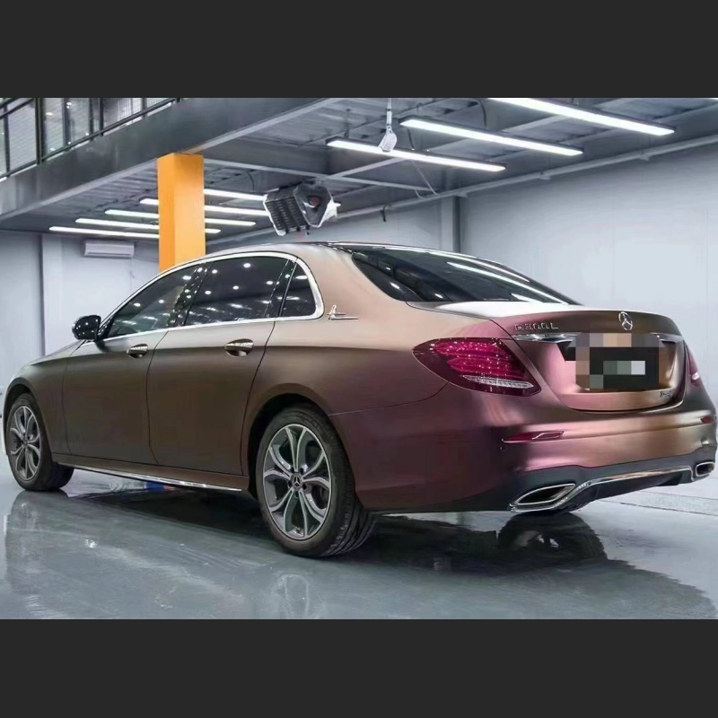 Brown Red Car Wrap,Best Ravoony Plus Matte Diamond Night Brown Red Car ...