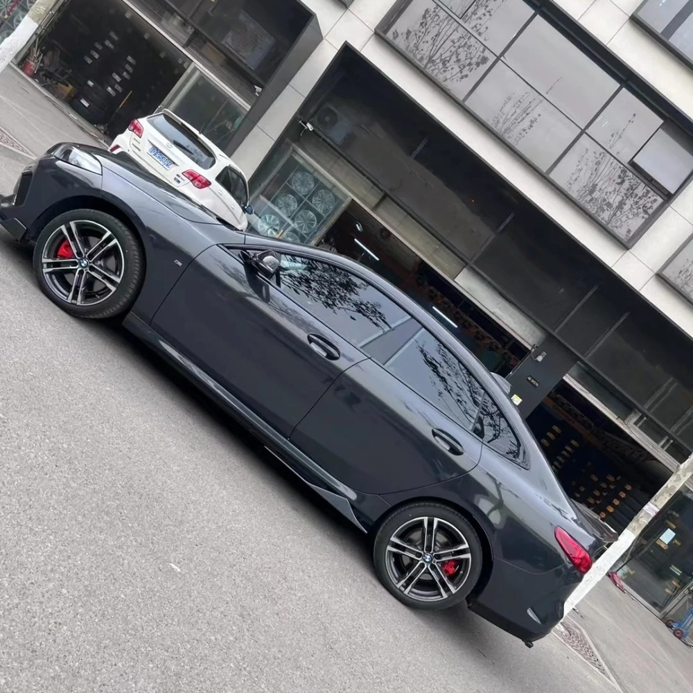 Gloss Graphite Grey Car Vinyl Wrap, Best Ravoony BMW Gloss Graphite ...