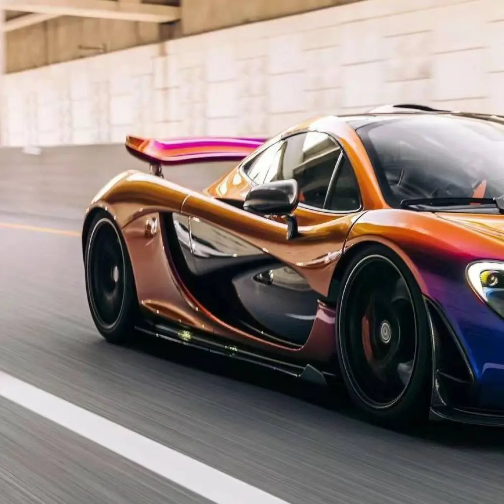 Purple Chameleon Wrap, Best Ravoony Gloss Flowing Phantom Purple ...