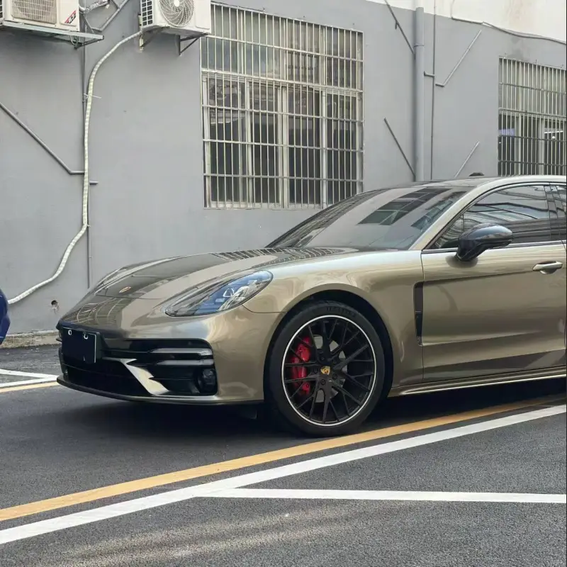 Copper Car Wrap, Best Ravoony Pro TPU Liquid Metal Brown Copper Car ...