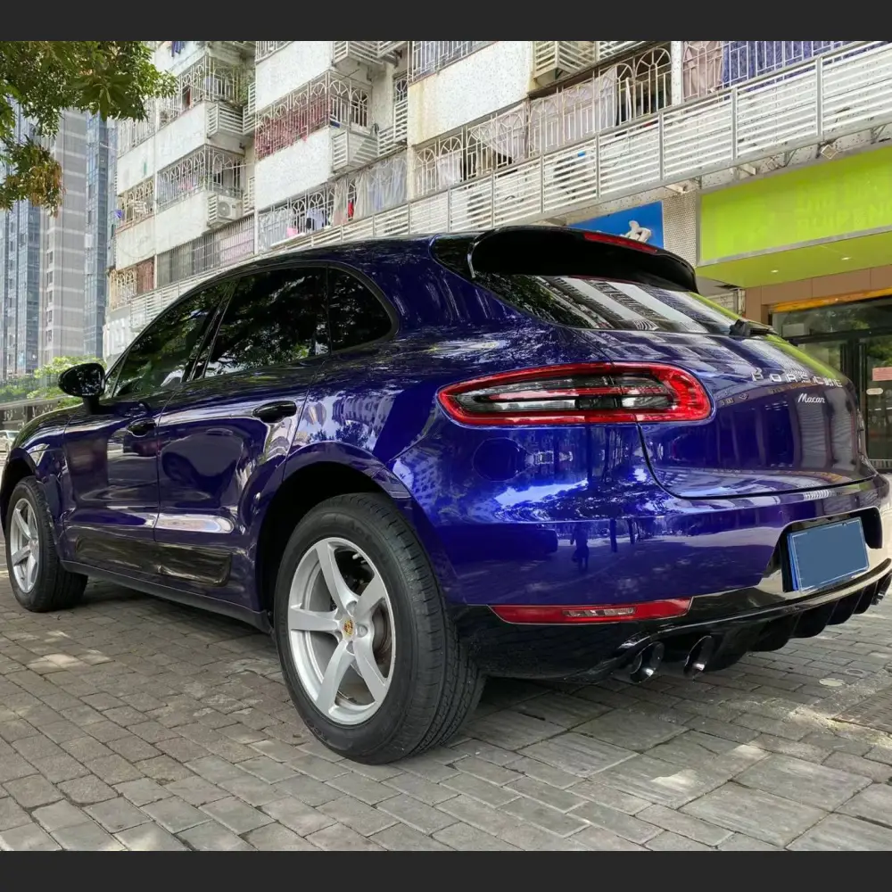 Blue Car Wrap, Best Ravoony Pro TPU Glossy Metallic Royal Blue Car Wrap ...