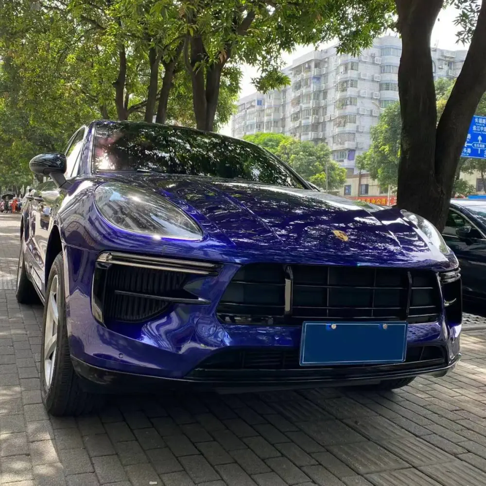Blue Car Wrap, Best Ravoony Pro TPU Glossy Metallic Royal Blue Car Wrap ...