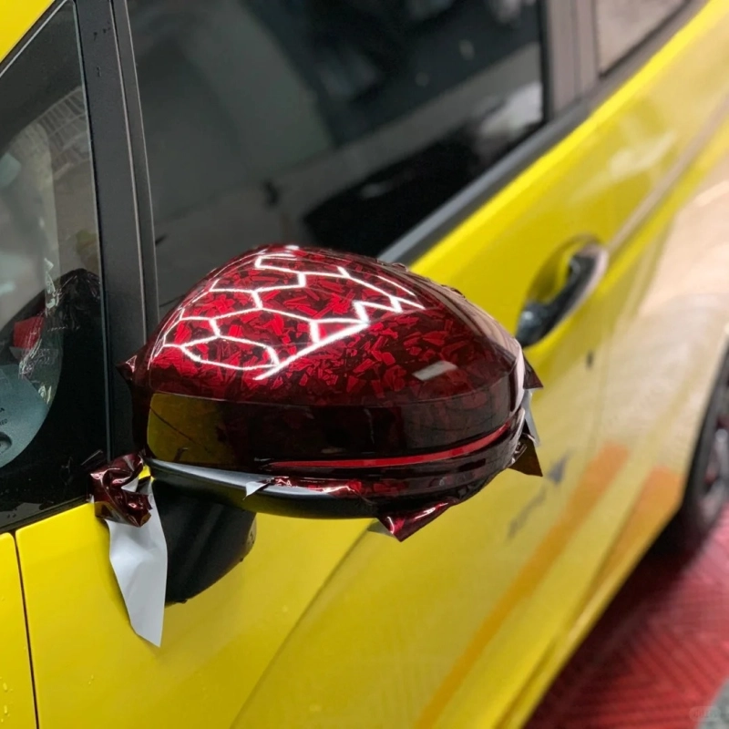 Forging Red Vinyl Car Wrap,Best Ravoony Basic Glossy Carbon Fiber ...