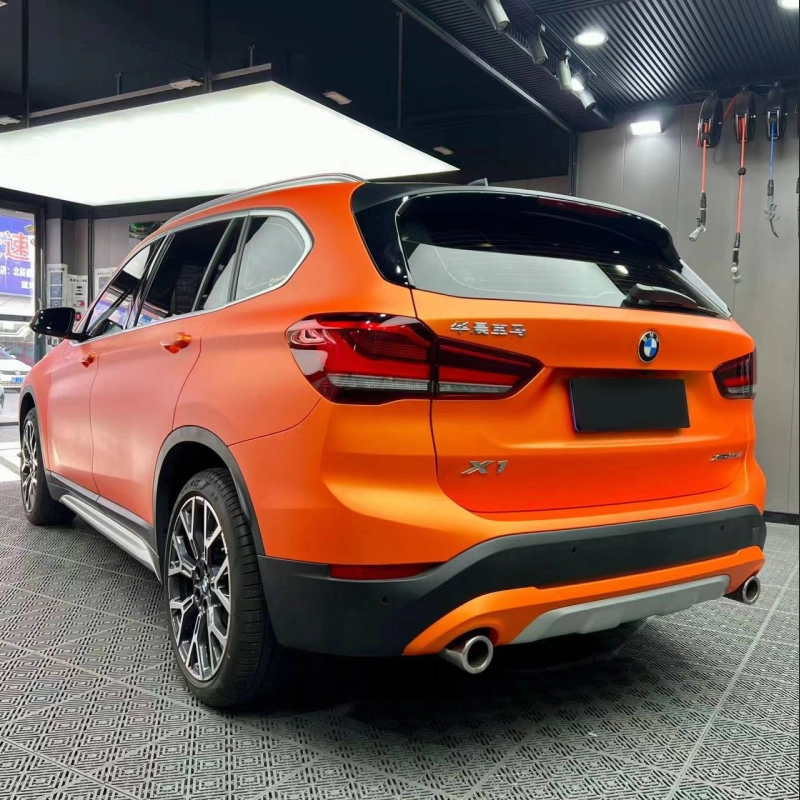 Orange Car Vinyl Wrap,Best Ravoony Plus Ultimate Flat Orange Car Vinyl ...