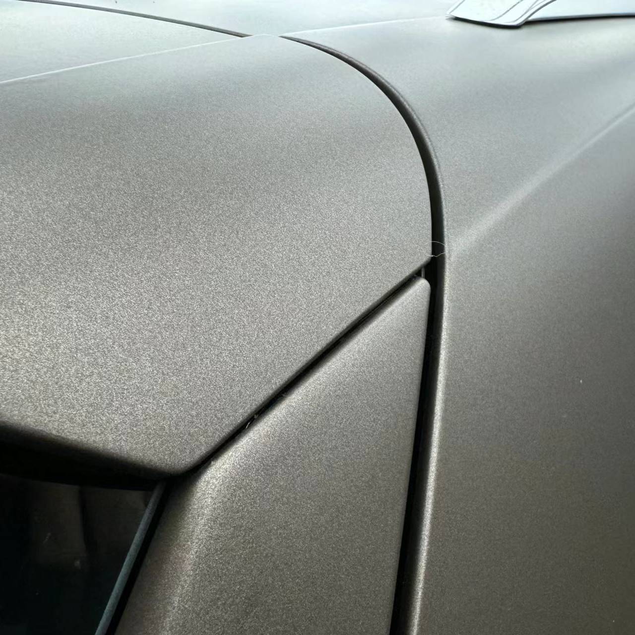 Grey Car Wrap,Best Ravoony Plus Ultra-Matte Brown Grey Car Wrap ...