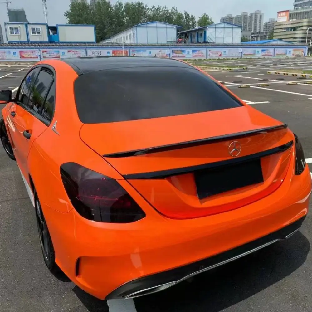Best Ravoony Gloss Orange Car Wrap - ravoony.com