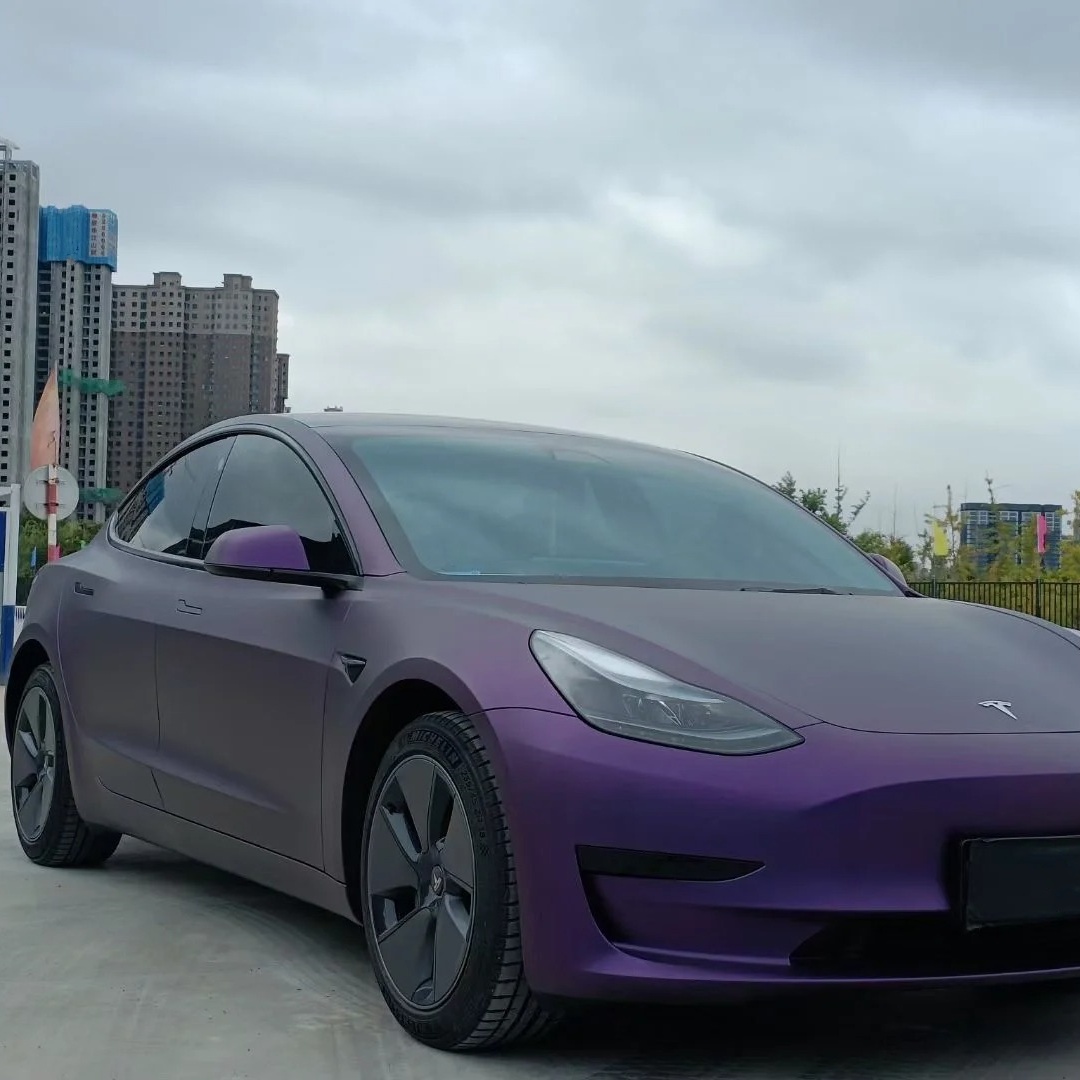 Purple-Red Car Wrap,Best Ravoony Plus Ultra-Matte Purple-Red Car Wrap ...