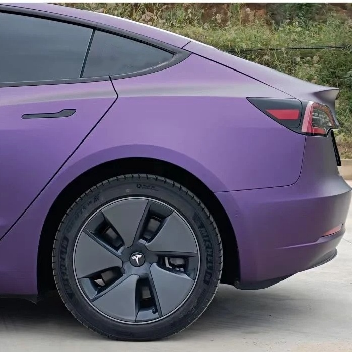 Purple-Red Car Wrap,Best Ravoony Plus Ultra-Matte Purple-Red Car Wrap ...