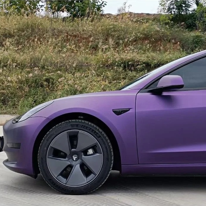 Purple-Red Car Wrap,Best Ravoony Plus Ultra-Matte Purple-Red Car Wrap ...