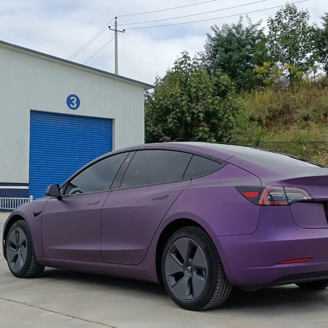 Purple-Red Car Wrap,Best Ravoony Plus Ultra-Matte Purple-Red Car Wrap ...