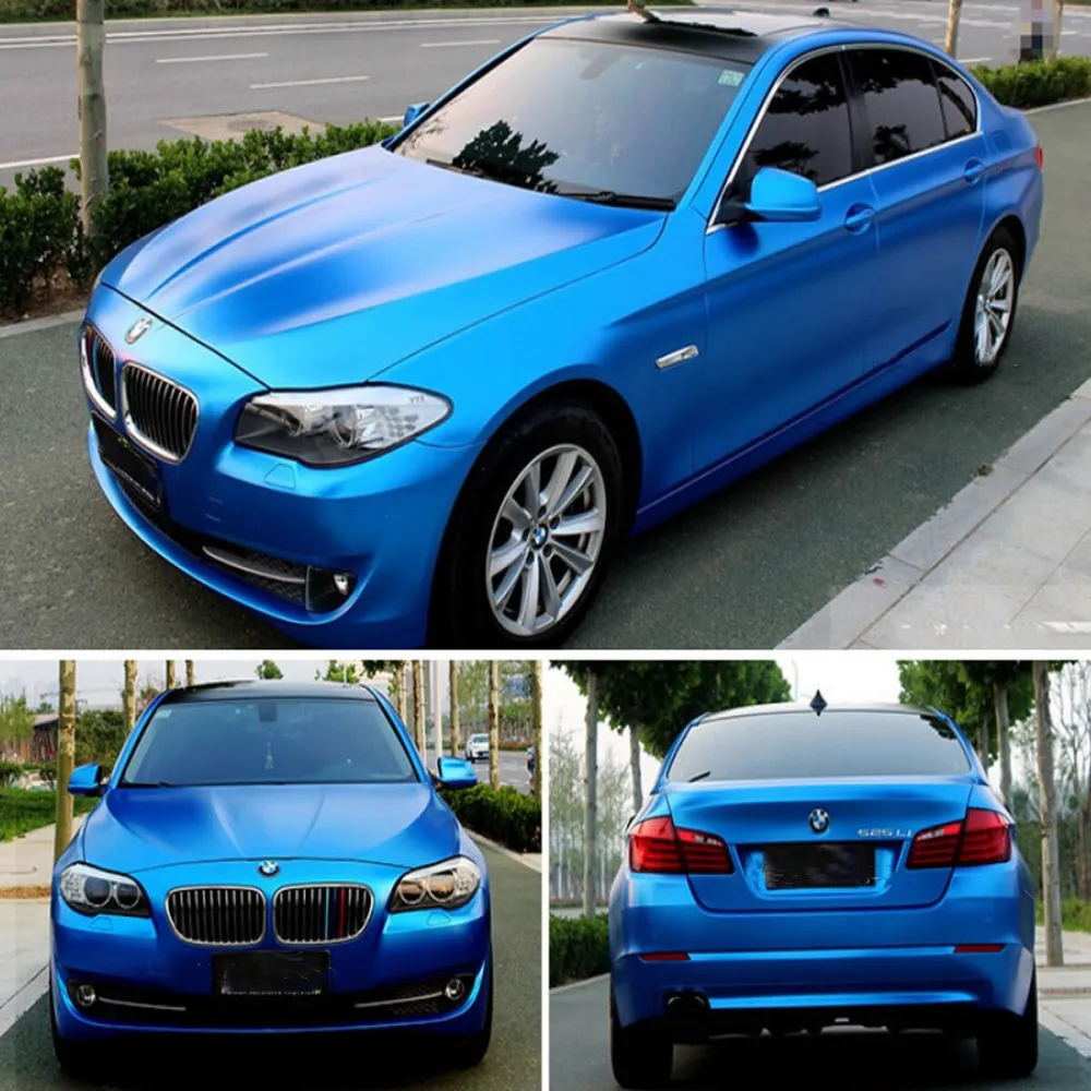 Ocean Blue Car Wrap, Best Ravoony Pure Metal Ocean Blue Car Wrap ...