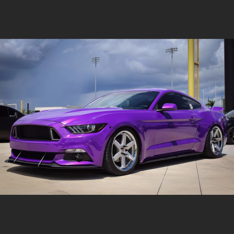 Purple Car Vinyl Wrap,Best Ravoony Basic Glossy Explosion Purple Car ...