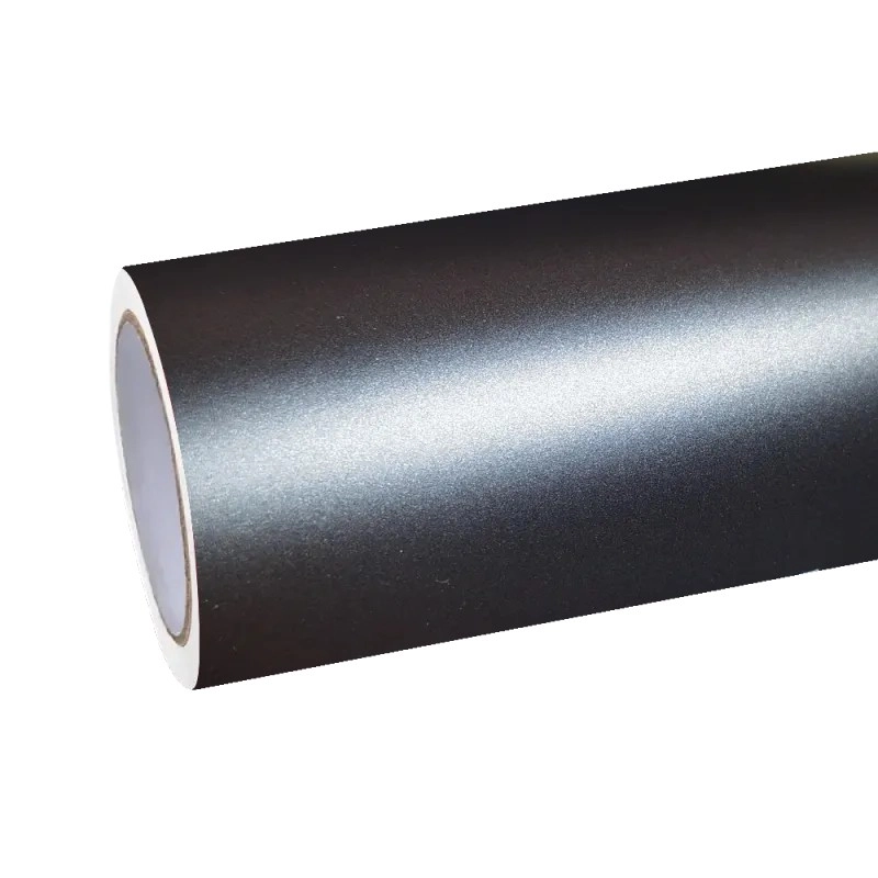 Grey Car Vinyl Wrap, BestRavoony Plus Matte Metallic Meteorites Grey ...