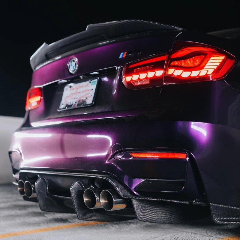 Best Ravoony Gloss Midnight Purple Car Vinyl Wrap - midnight purple ...