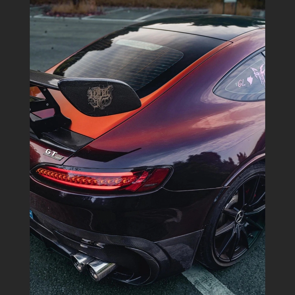 Black Red Vinyl Wrap, Best Ravoony Gloss Color Shift Rainbow Drift ...